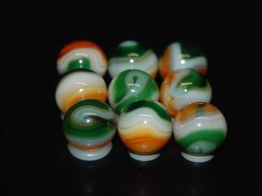 9 Beautiful Jabo Classic Marbles - MarbleMary.Com