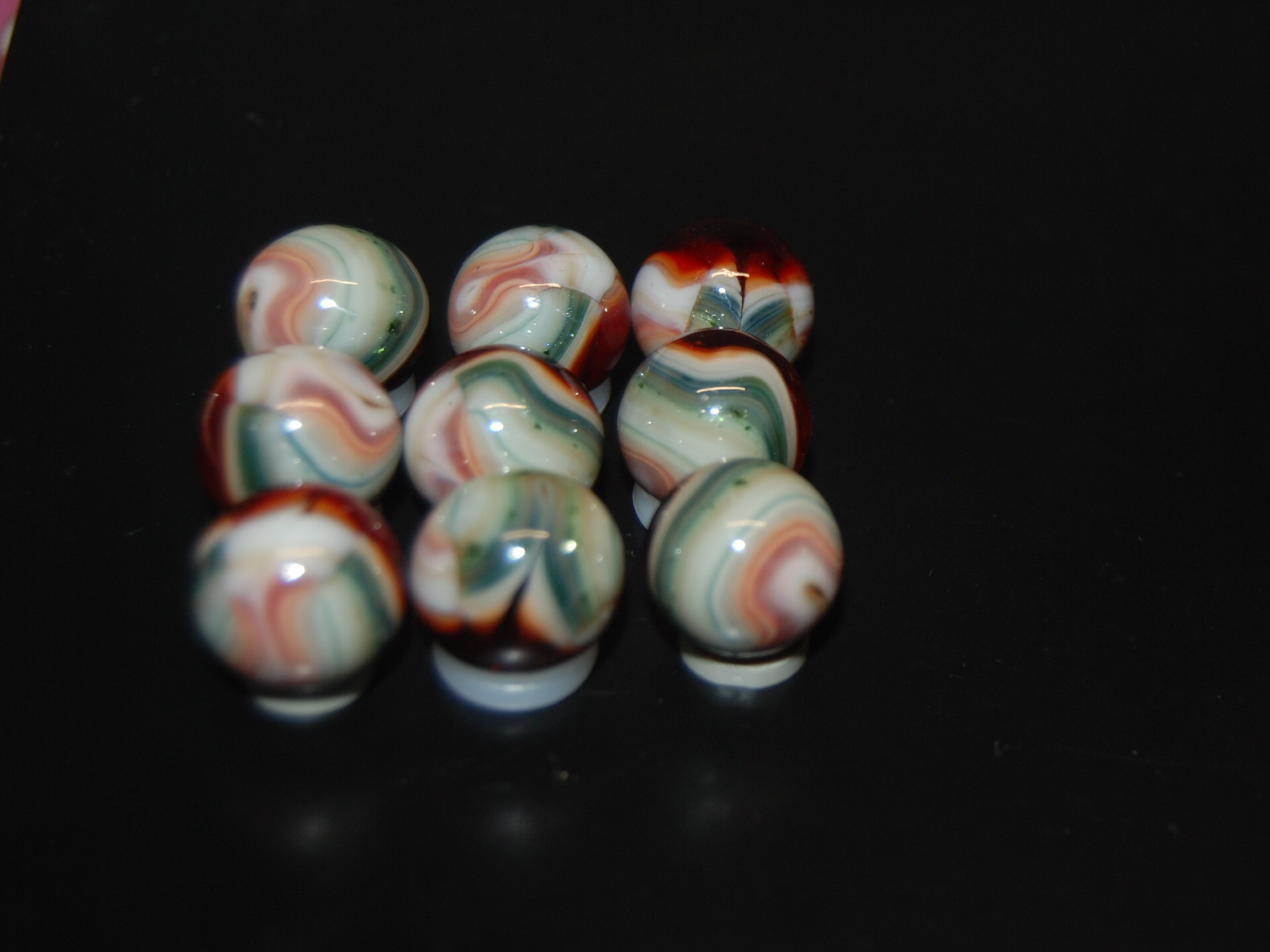 9 Beautiful Jabo Classic Marbles - MarbleMary.Com