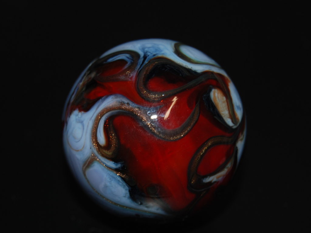 Beautiful New Contemporary art glass marble - MarbleMary.Com