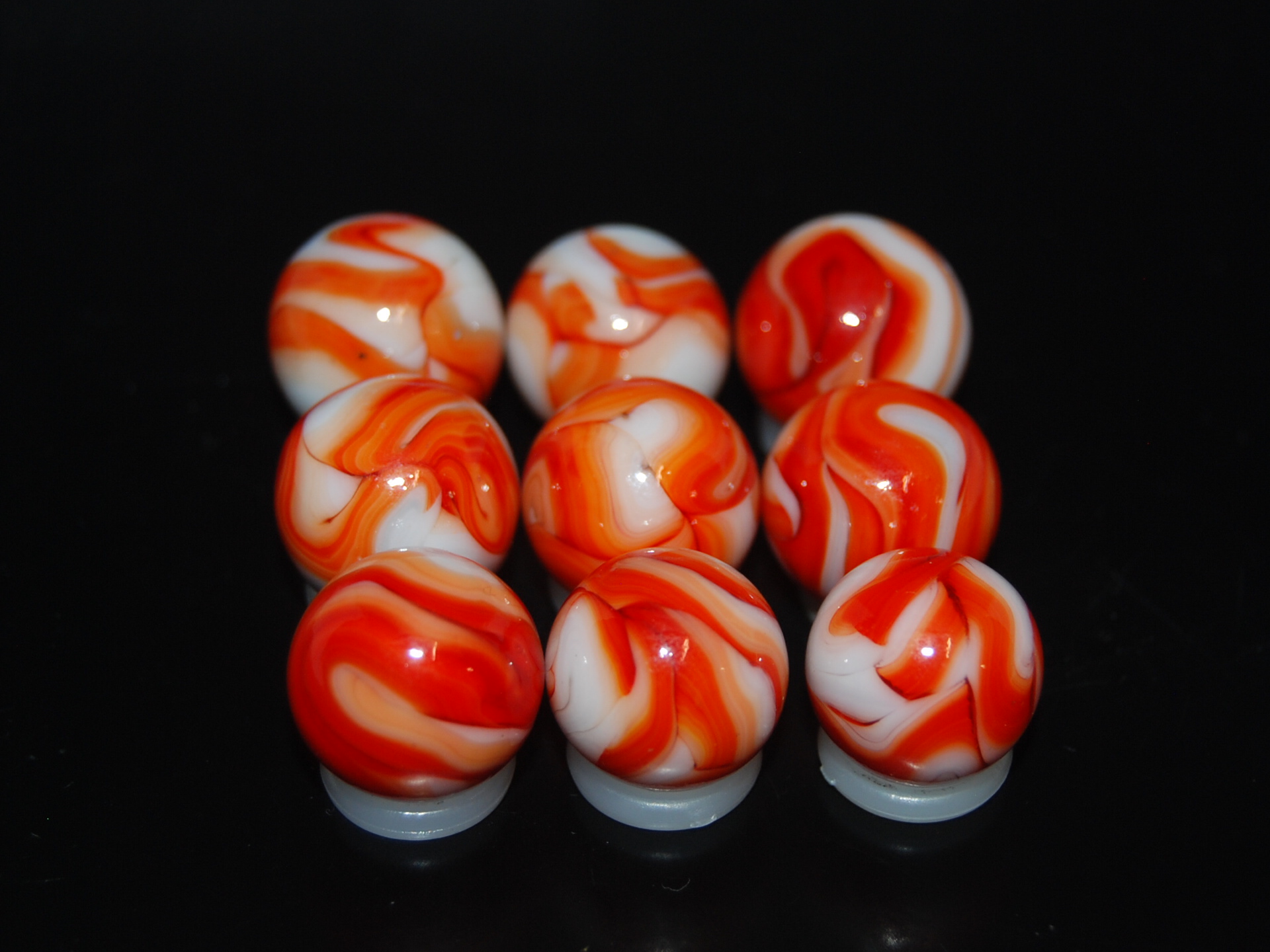 9 Sammy mountain marbles Tin Lizzies - MarbleMary.Com