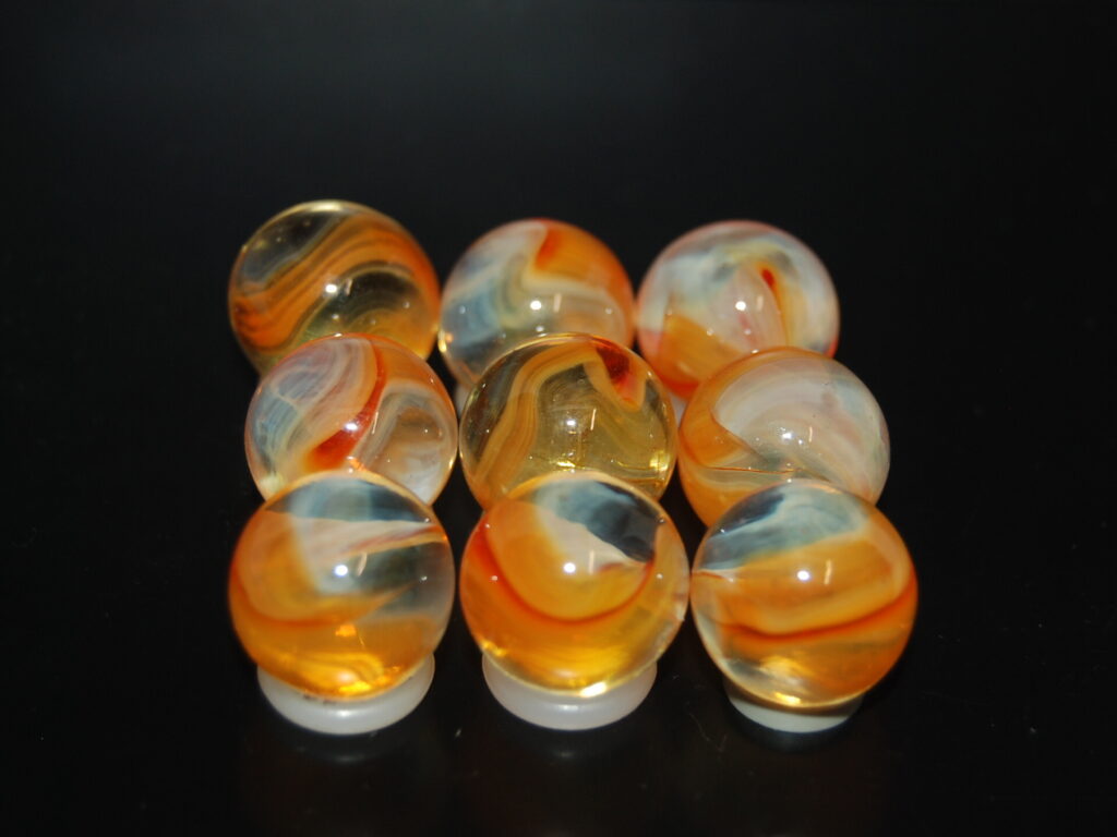 9 Beautiful Jabo Classic Marbles - MarbleMary.Com