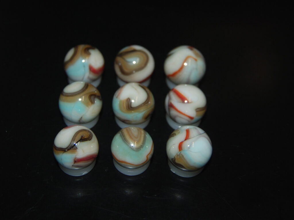 9 Jabo Classic Marbles Collector Set HTF - MarbleMary.Com