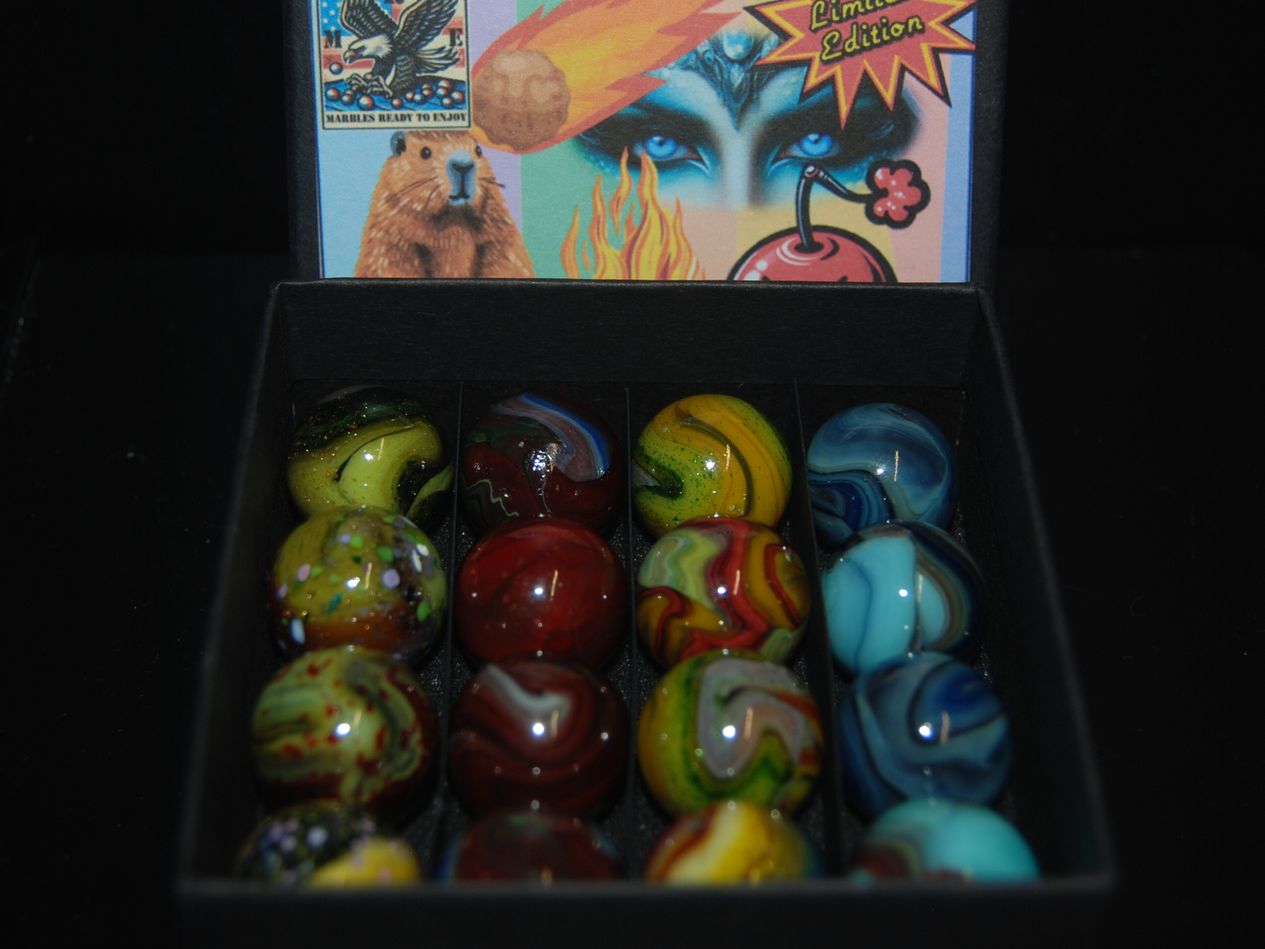 Collector Box D.A.S MASH UP Four Marble Runs In box - MarbleMary.Com